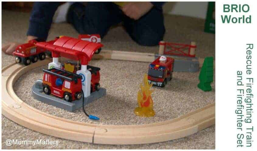 Brio World Firefighter Set And Rescue Firefighting Train