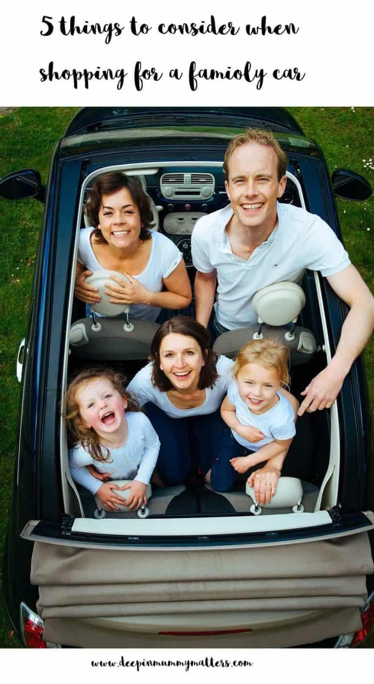5 Things To Consider When Shopping For A Family Car