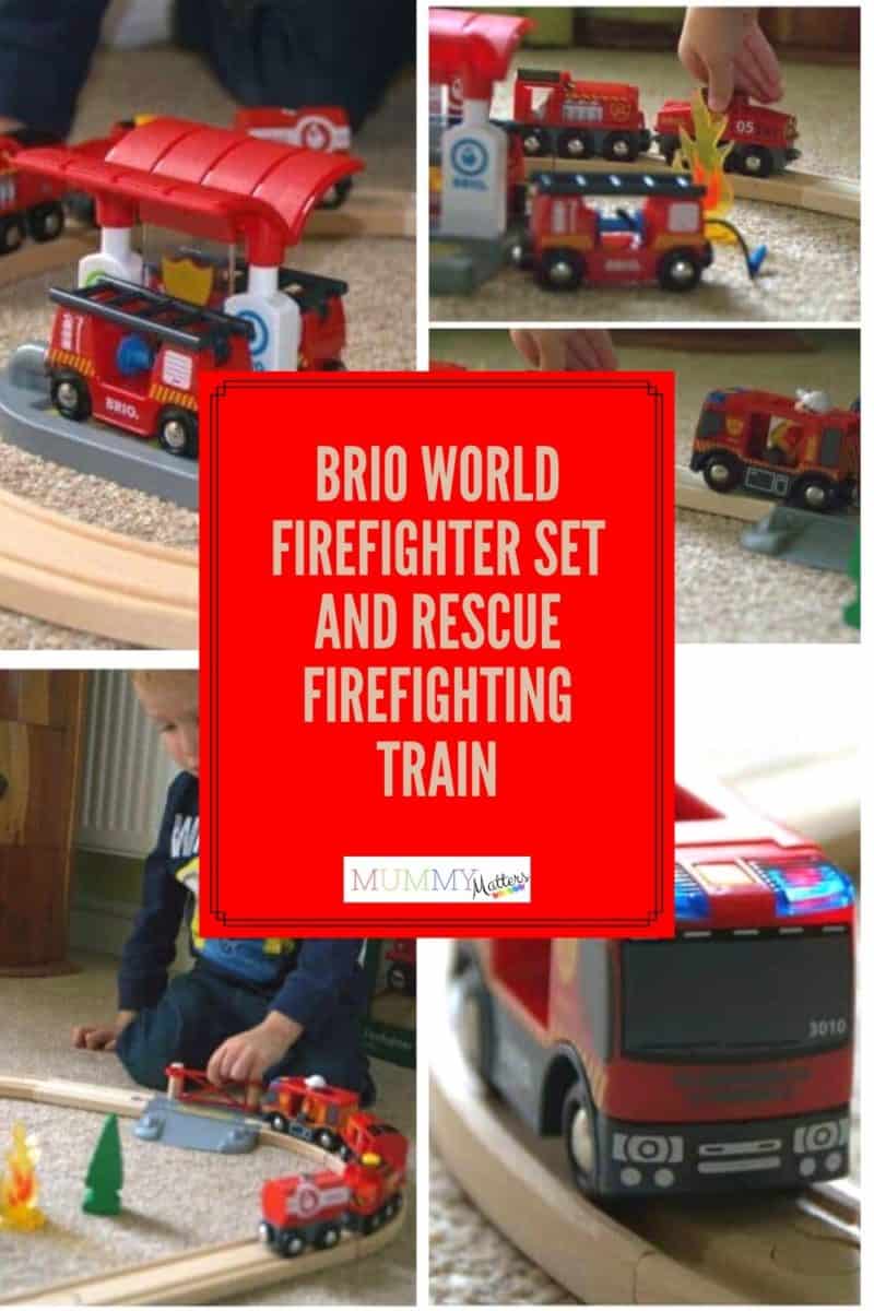 Brio World Firefighter Set And Rescue Firefighting Train