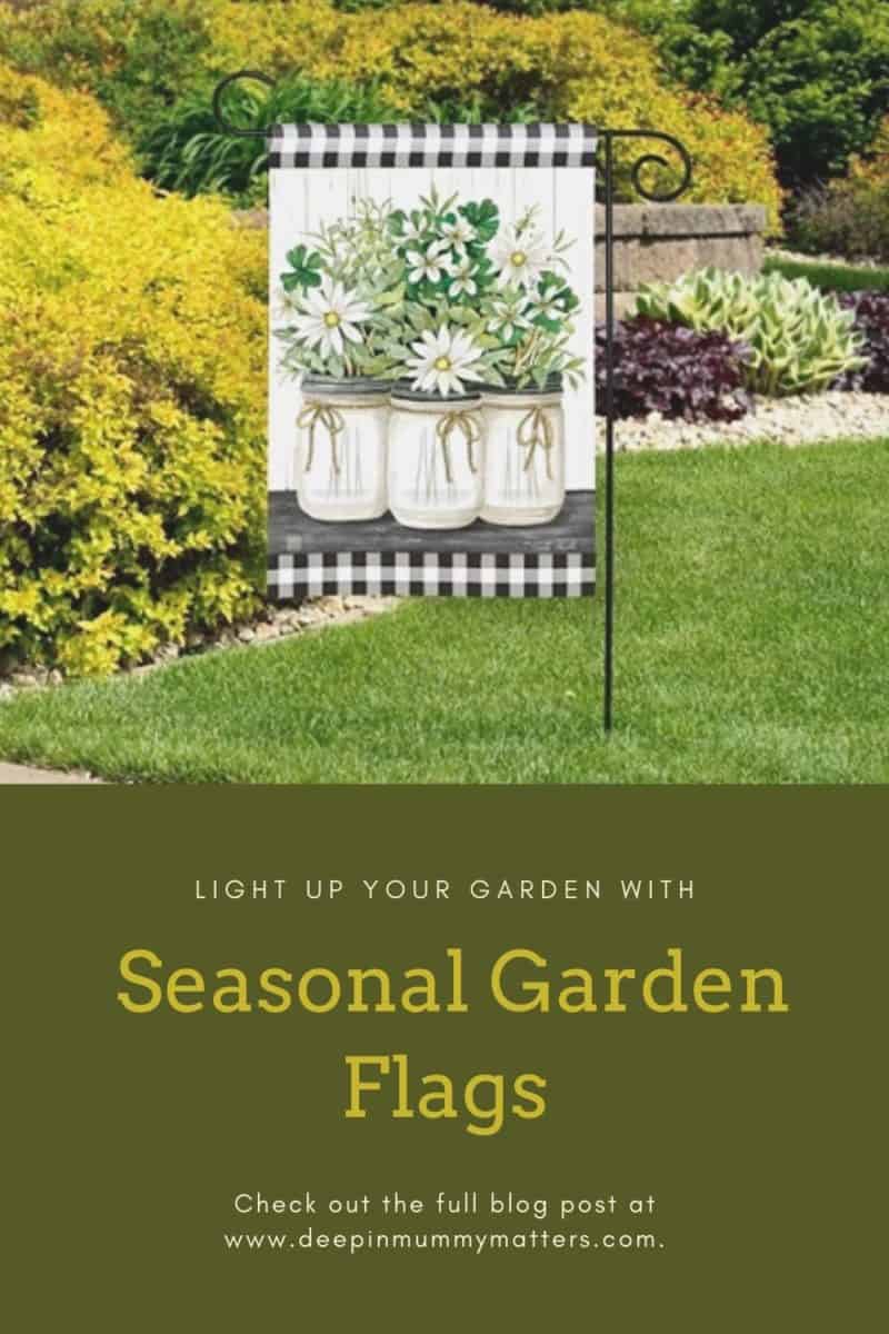 Light up your garden with seasonal garden flags - Mummy Matters ...