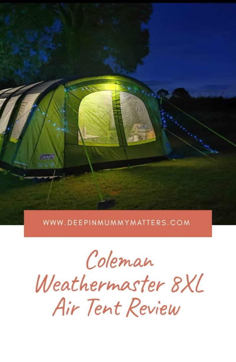 Coleman Weathermaster 8XL Air Tent Review #ad