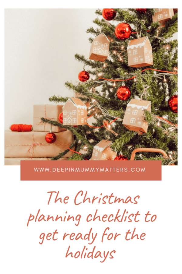 The Christmas Planning Checklist To Get Ready For The Holidays - Mummy ...